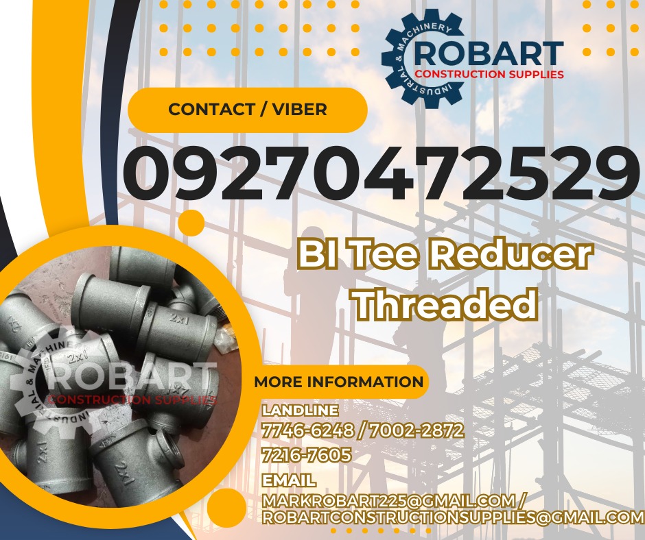 BI Tee Reducer Threaded, Commercial & Industrial, Construction Tools ...