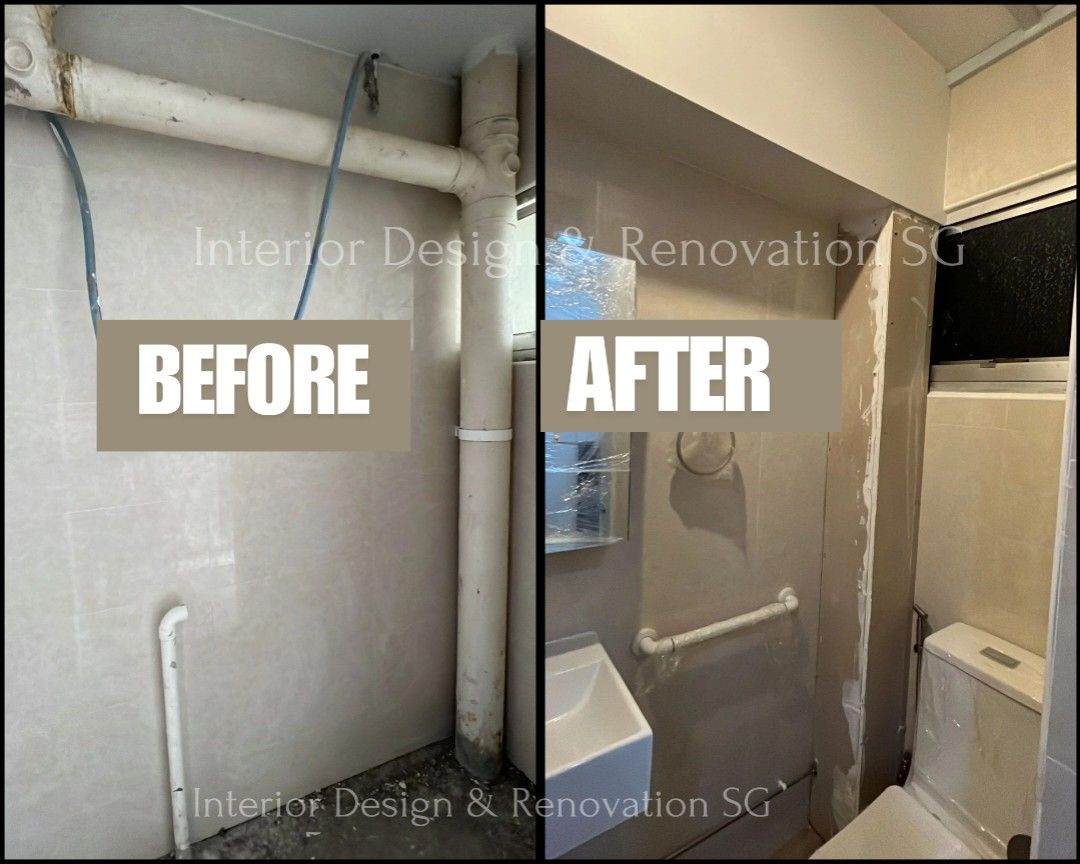 Wall/Ceiling partition,Toilet & Kitchen Pipe Box Up, Partition wall ...