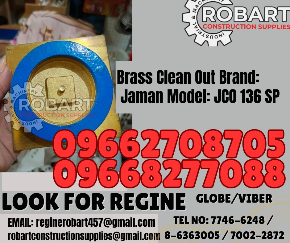 Brass Clean Out Brand: Jaman Model: JCO 136 SP, Commercial & Industrial ...
