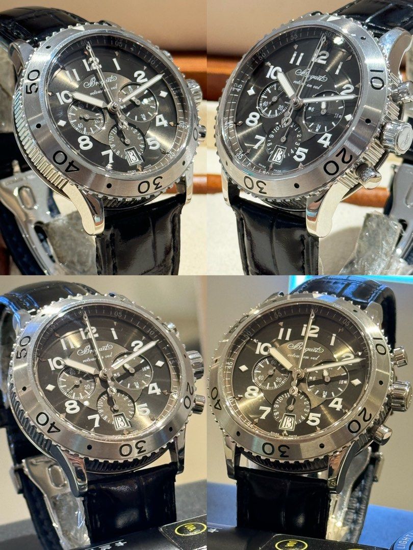 Breguet Type XX-XXI-XXII Chronograph Flyback Grey Dial, Luxury, Watches ...