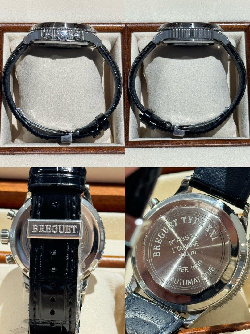 Breguet Type XX-XXI-XXII Chronograph Flyback Grey Dial, Luxury, Watches ...