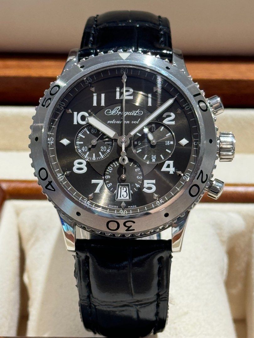 Breguet Type XX-XXI-XXII Chronograph Flyback Grey Dial, Luxury, Watches ...