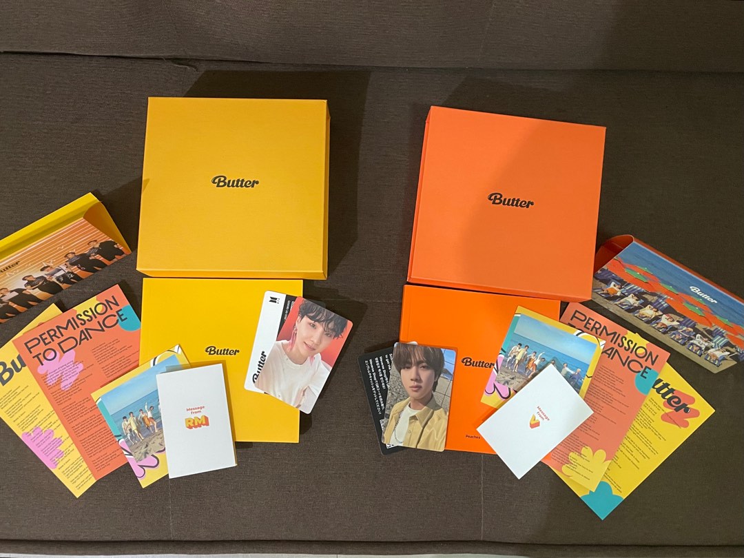 BTS BUTTER ALBUM PEACHES AND CREAM (UNSEALED), Hobbies & Toys, Memorabilia & Collectibles, K ...
