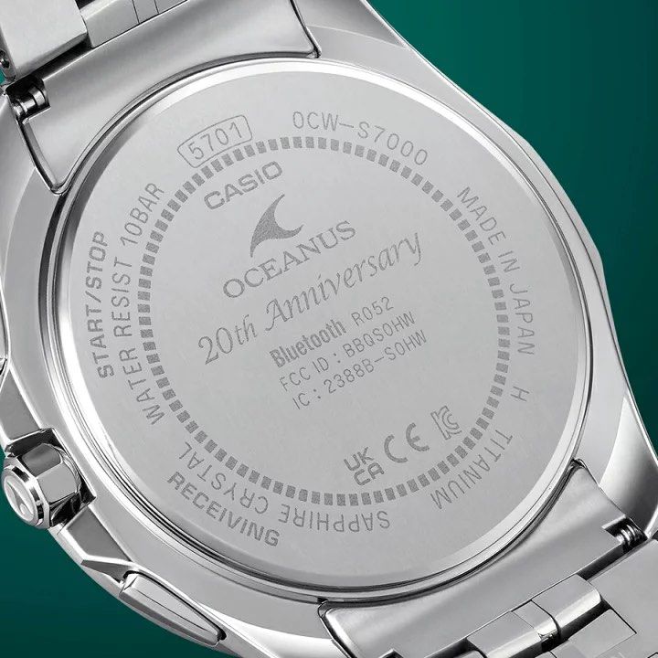 CASIO OCEANUS 20TH ANNIVERSARY Manta S7000 Series 日本製 限定版手錶 OCW-S7000SG-1AJR JDM日版 原廠製品保養(門市限定優惠 ...