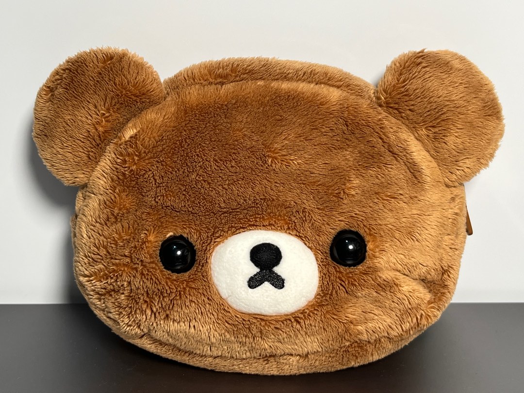 charoikoguma koguma rilakkuma rila face pouch, Women's Fashion, Bags ...