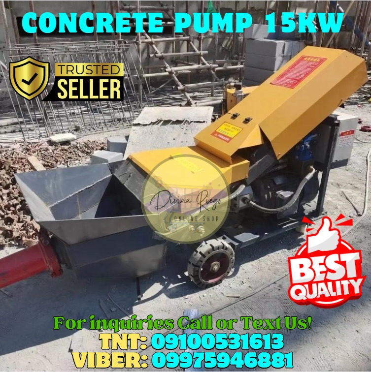 CONCRETE PUMP 15KW GOOD QUALITY, Commercial & Industrial, Construction ...