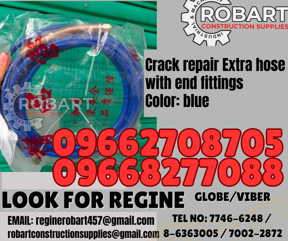 Crack repair Extra hose with end fittings Color: blue, Commercial ...