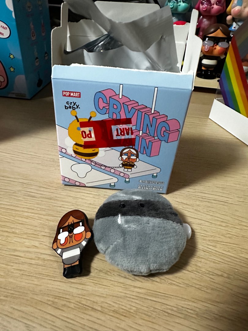 Cry baby crying again plush badge, Hobbies & Toys, Toys & Games on ...