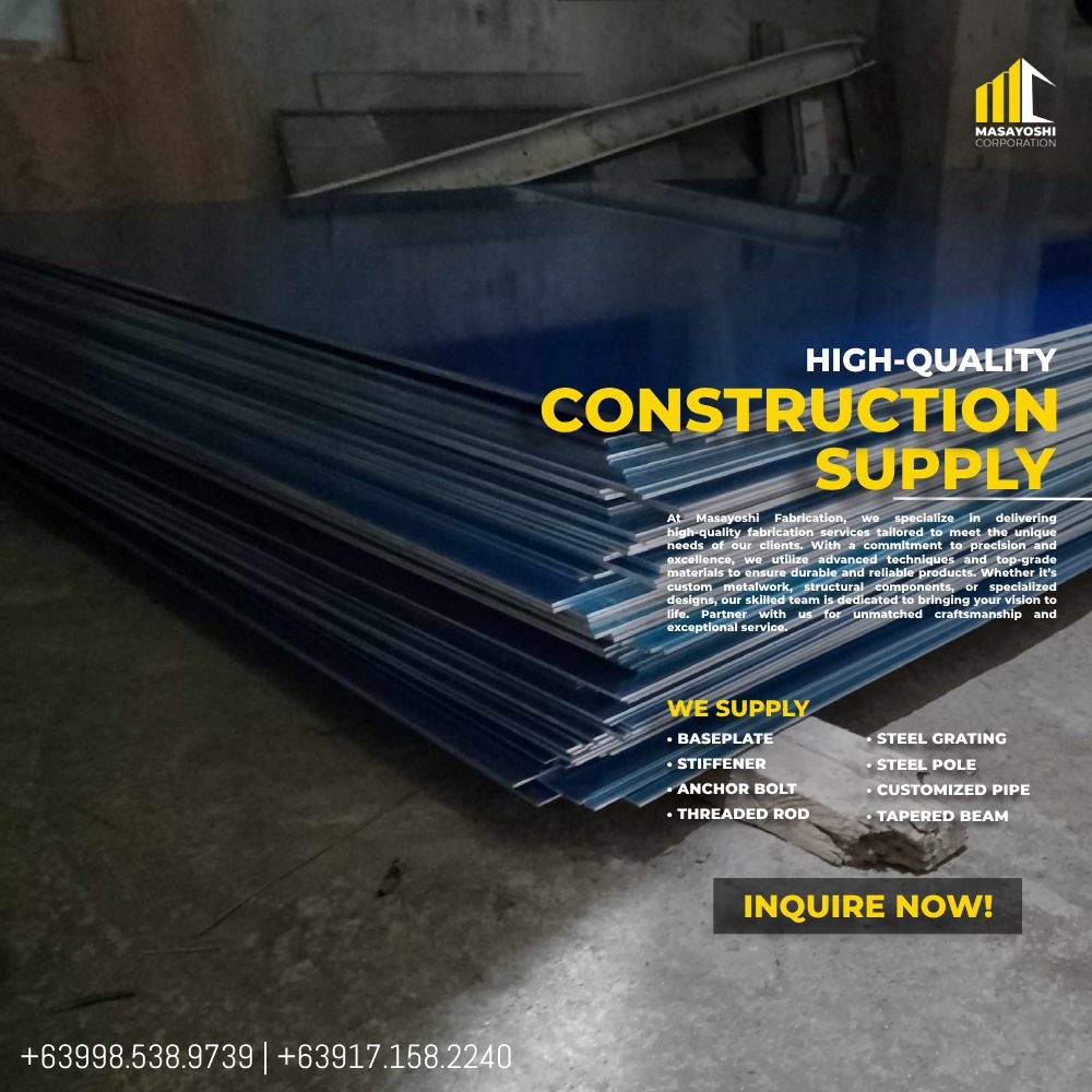 Deformed Bar | RSB | Angle Bar | IBeam | Sheet | Tubular | Base Plate ...