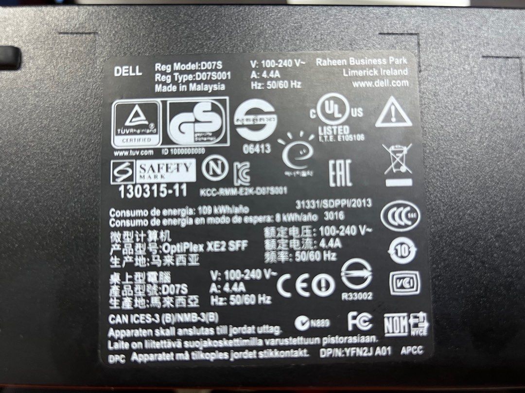Dell OPTIPLEX XE2 SFF PC DESKTOP Intel i5 4th gen 8gb ram 500gb hdd ...
