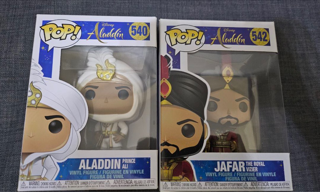 Disney Aladdin & Jafar funko, Hobbies & Toys, Toys & Games on Carousell