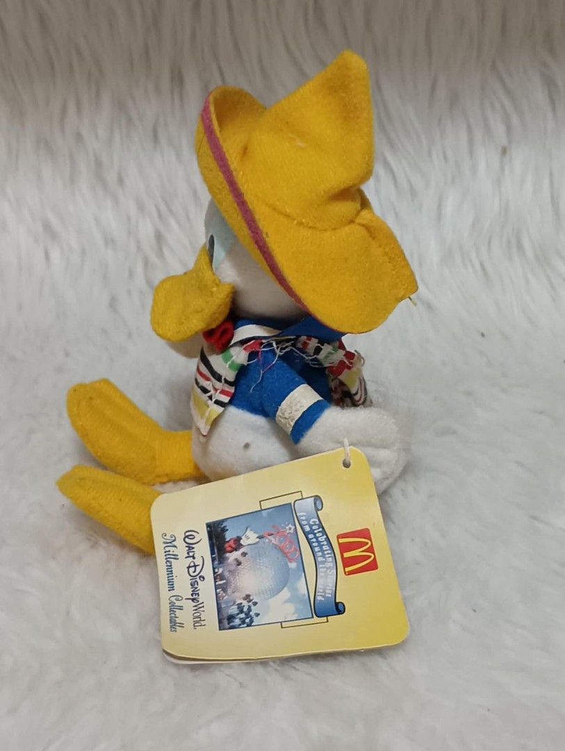 Disney x McDonalds Millenium Collection Donald Duck Small Plushie ...