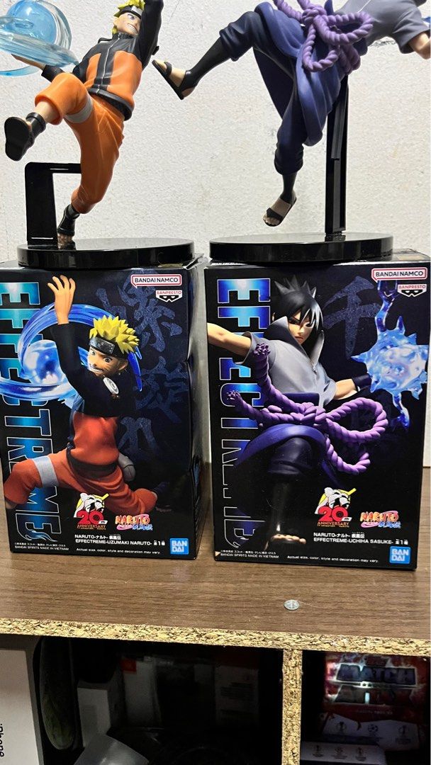 EFFECTREME NARUTO & SASUKE SET, Hobbies & Toys, Toys & Games on Carousell
