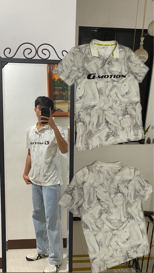 g-motion ( giordano ) jersey type polo, Men's Fashion, Tops & Sets ...