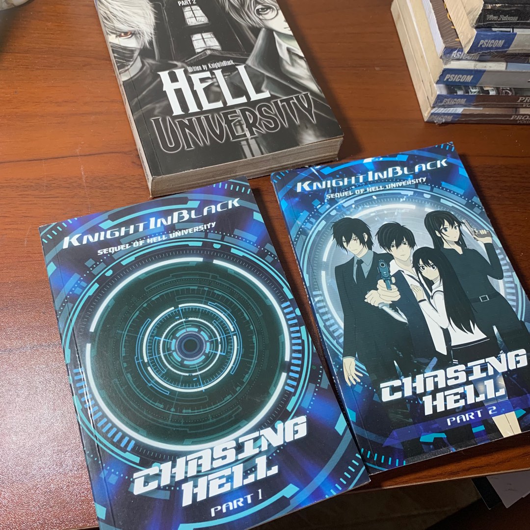 Hell University and Chasing Hell by KIB with stamp, Hobbies & Toys, Books & Magazines, Fiction ...