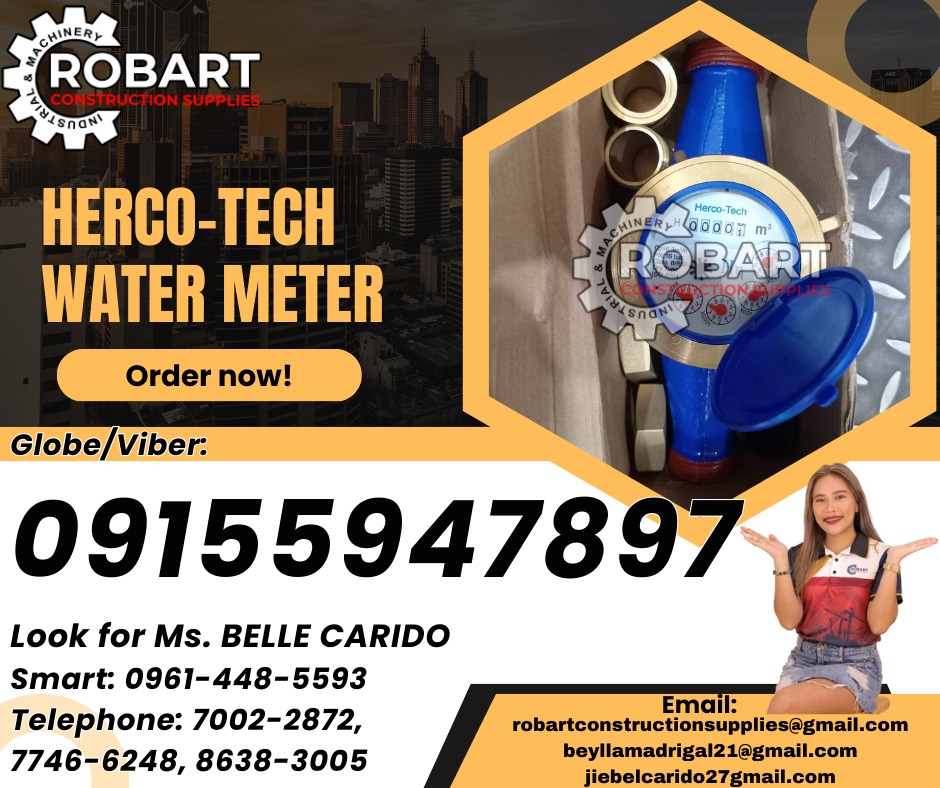 Herco-tech Water Meter, Commercial & Industrial, Construction Tools ...