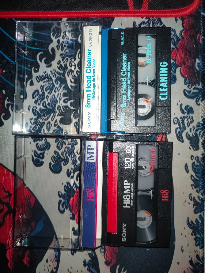 Hi8 Tape and 8mm Camera Head Cleaner Brand New Never Used for Sony Hi8 ...