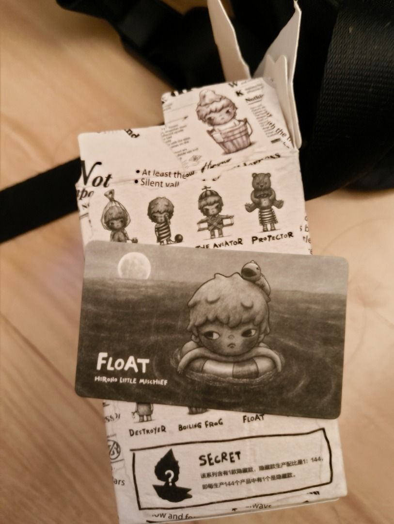 Hirono set (pop mart) Panda, Sad clown, Numb, Protector, Ragpicker ...