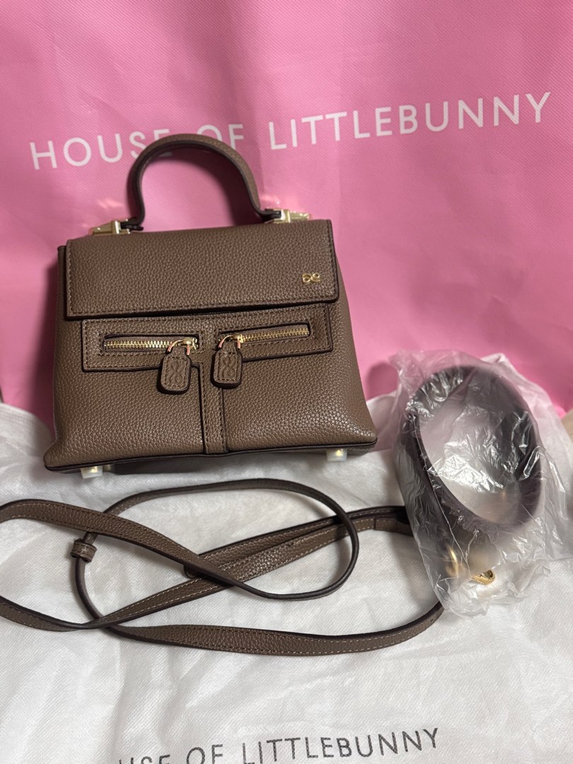 House Of Little Bunny HOLB Mini Clara Tan Taupe, Women's Fashion, Bags ...