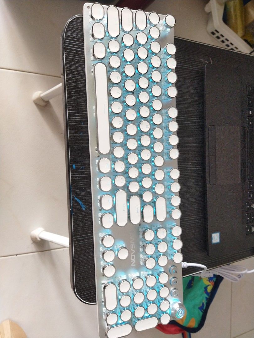 Ice Blu-ray mechanical keyboard and mouse set wired wireless laptop ...