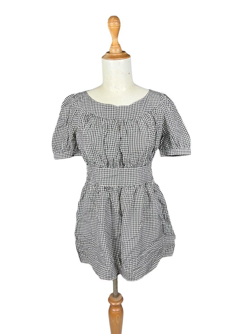 Ined Checkered Made In Japan Mini Dress Designer, Women's Fashion ...