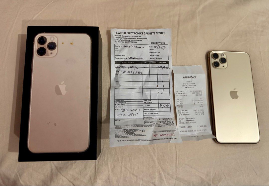 Iphone 11 Pro max 256gb Rose gold with Box and Receipt, Mobile Phones ...