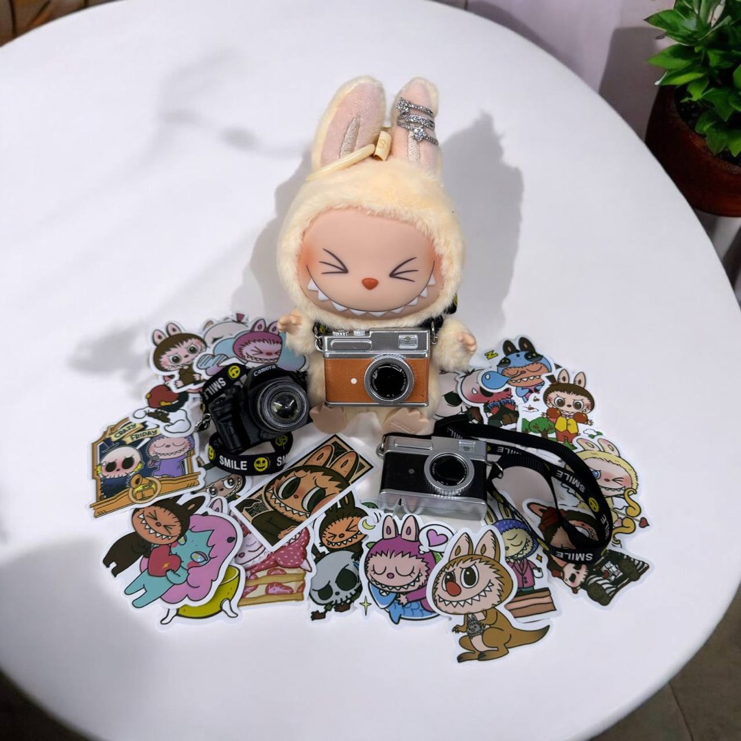 LABUBU Camera Accessories/ Labubu Stickers, Hobbies & Toys, Toys ...