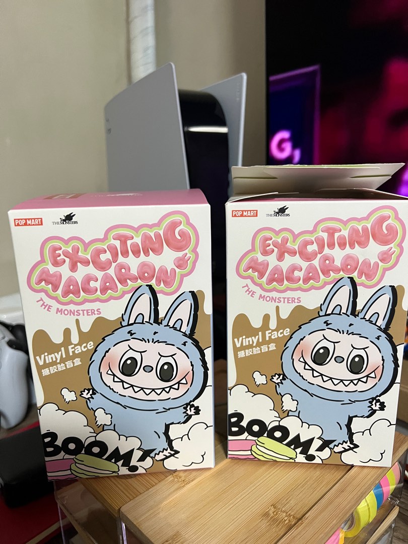 Labubu Exciting Macaron Lychee Berry and Sesame Bean, Hobbies & Toys ...