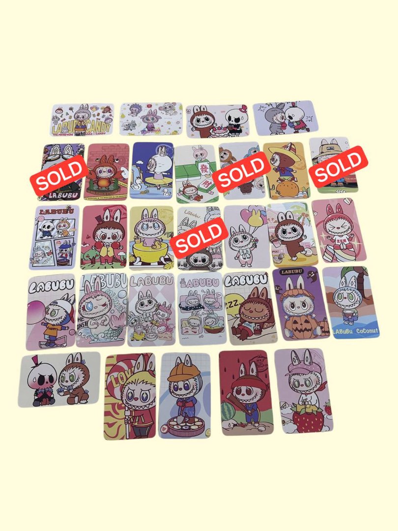 Labubu Photo Cards, Hobbies & Toys, Toys & Games on Carousell
