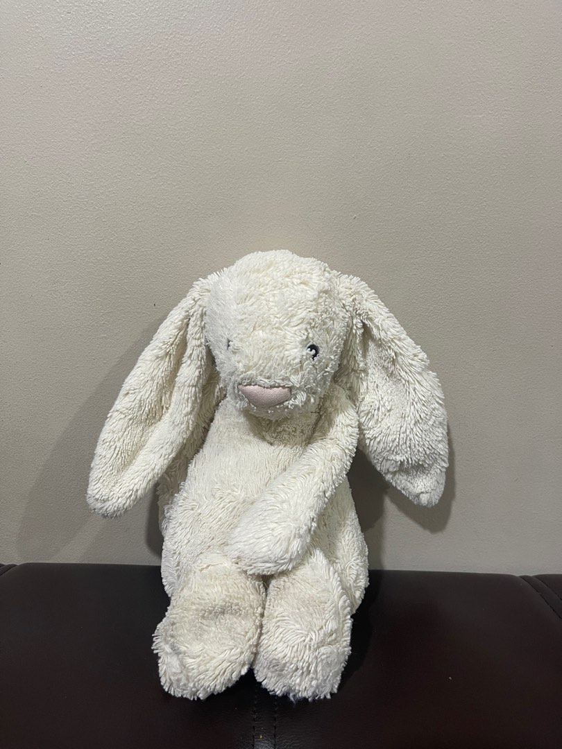 Large White Bashful Bunny Jellycat, Hobbies & Toys, Toys & Games on ...