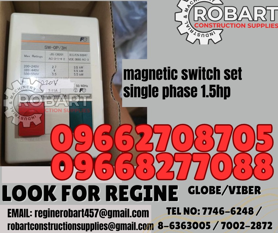 magnetic switch set single phase 1.5hp, Commercial & Industrial ...