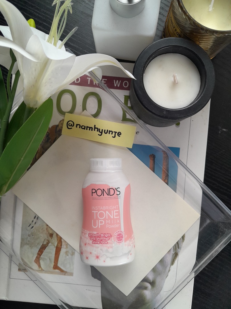 [Makeup] PONDS Instabright Tone up Milk Powder / White Beauty Tone Up ...