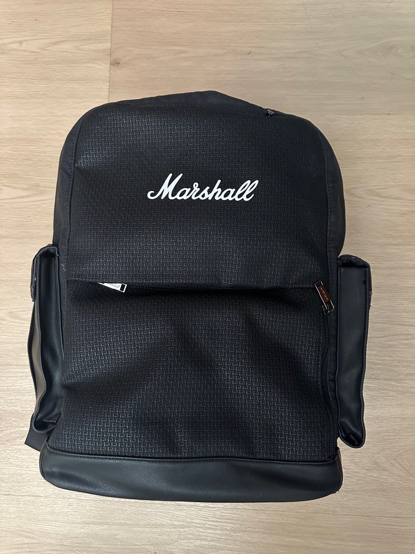 Marshall uptown backpack / black, Men's Fashion, Bags, Backpacks on ...