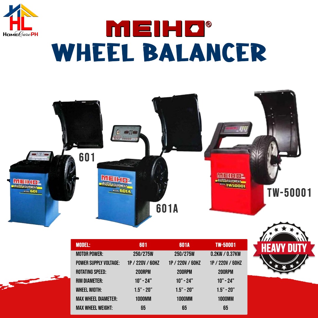 Meiho Wheel Balancer, Commercial & Industrial, Industrial Equipment on ...