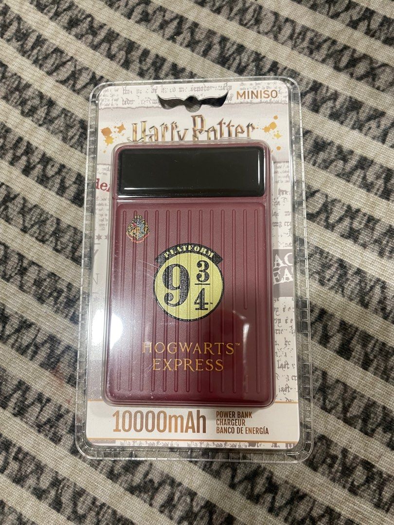 MINISO x HARRY POTTER POWERBANK 10k MAH, Everything Else, Others on ...