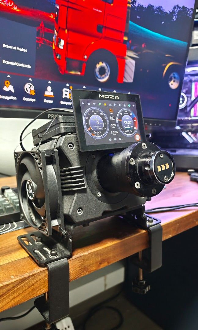MOZA R9 + RS V2+Shifter+Pedals Bundle Sim Racing Wheel, Video Gaming ...