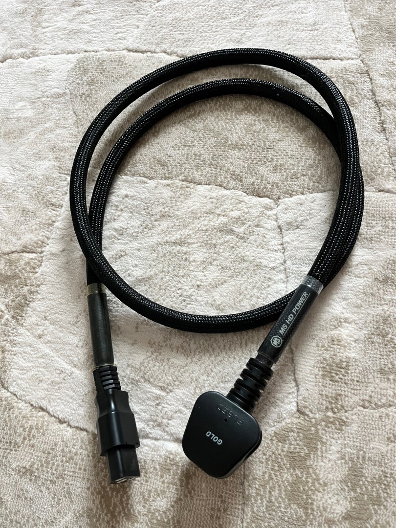 MS HD Power G60 power cord 1.5m UK plug, Audio, Other Audio Equipment ...