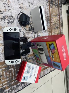 Nintendo Switch Oled Neon Full set with 15 more digital game (Under ...