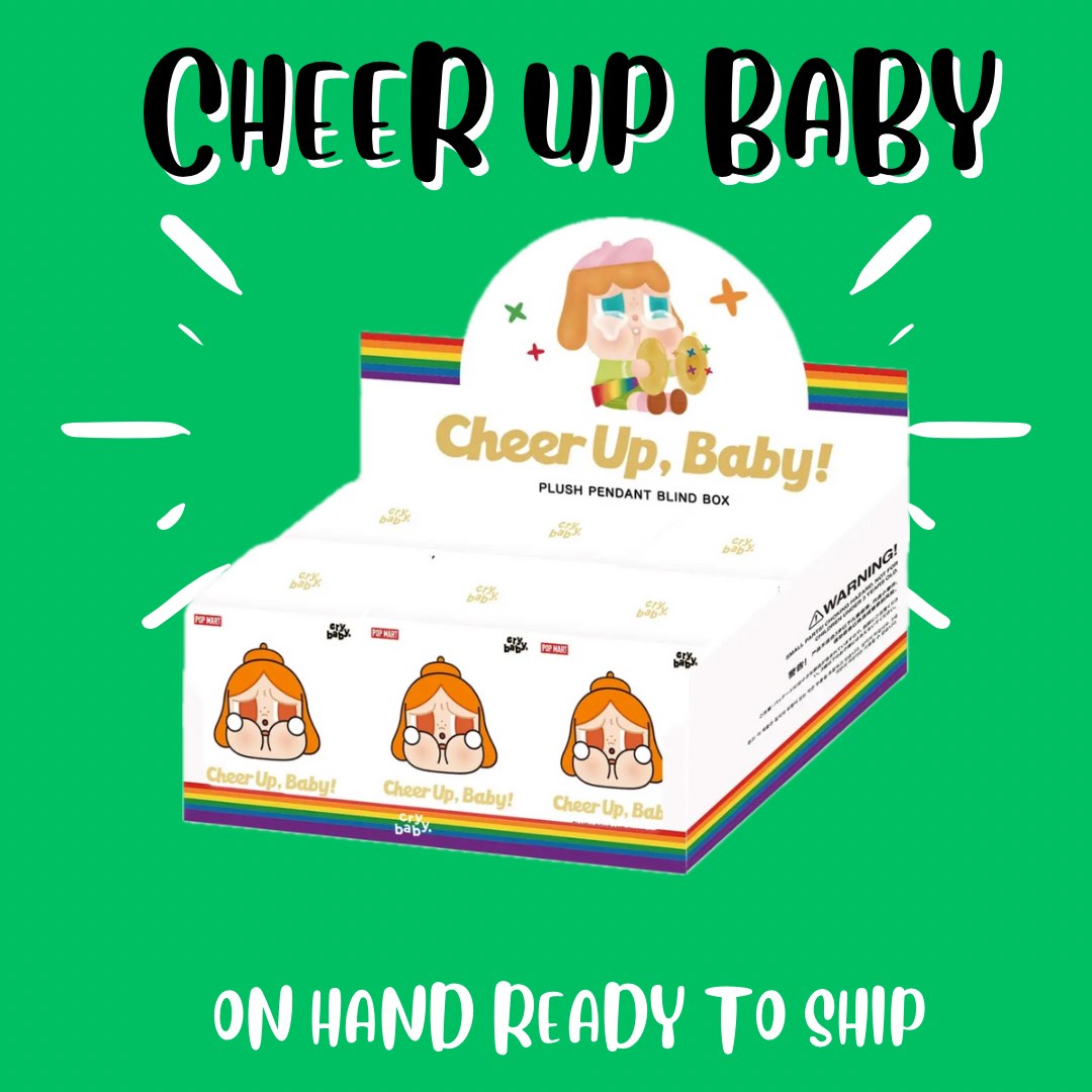 ON HAND: CRY BABY CHEER UP BABY PLUSH PENDANT, Hobbies & Toys, Toys ...