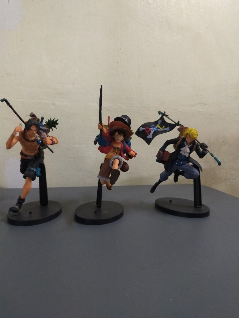 One Piece ASL (Ace, Luffy, Sabo) - Bootleg Figures SET, Hobbies & Toys ...