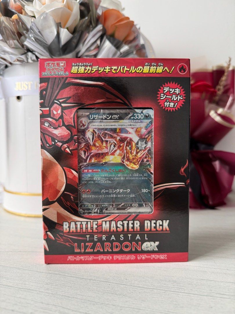 Pokemon Battle Master Deck Terastal Lizardon ex, Hobbies & Toys, Toys ...