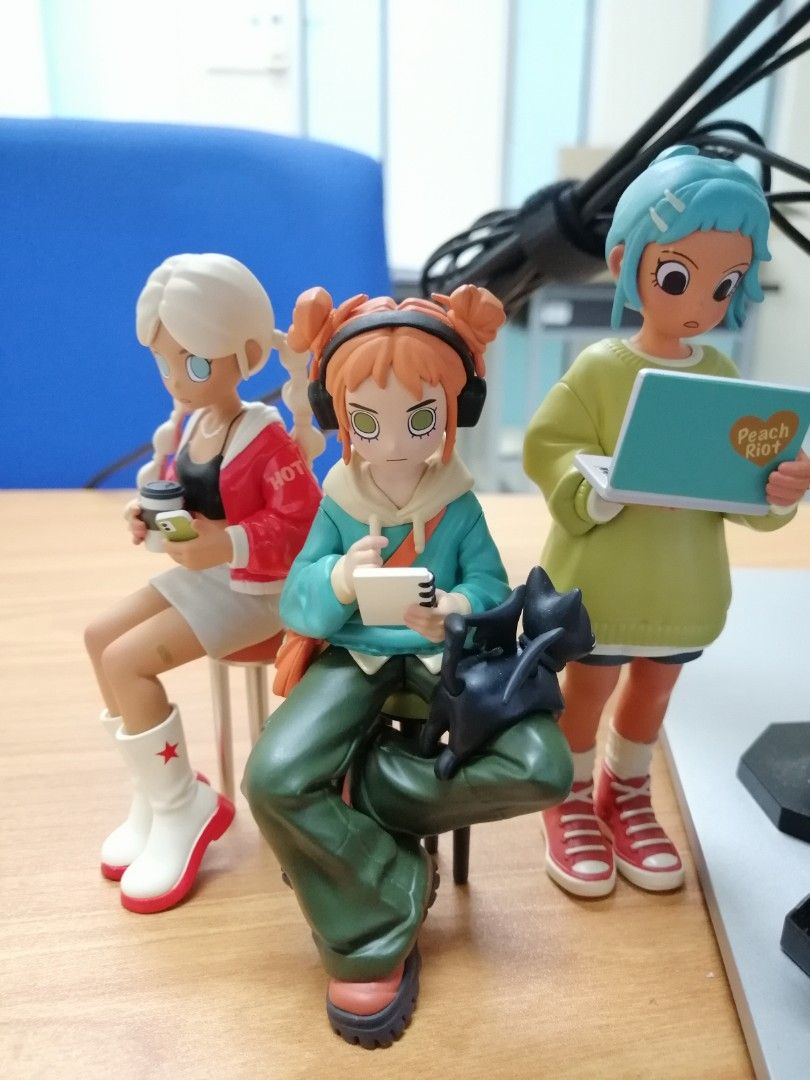 Pop Mart Peach Riot! Gigi Brainstormer, Frankie The Boss & Poppy ...