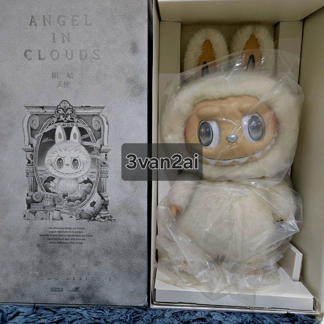 Pop Mart The Monsters Zimomo Angel In Clouds Vinyl Face Doll, Hobbies ...