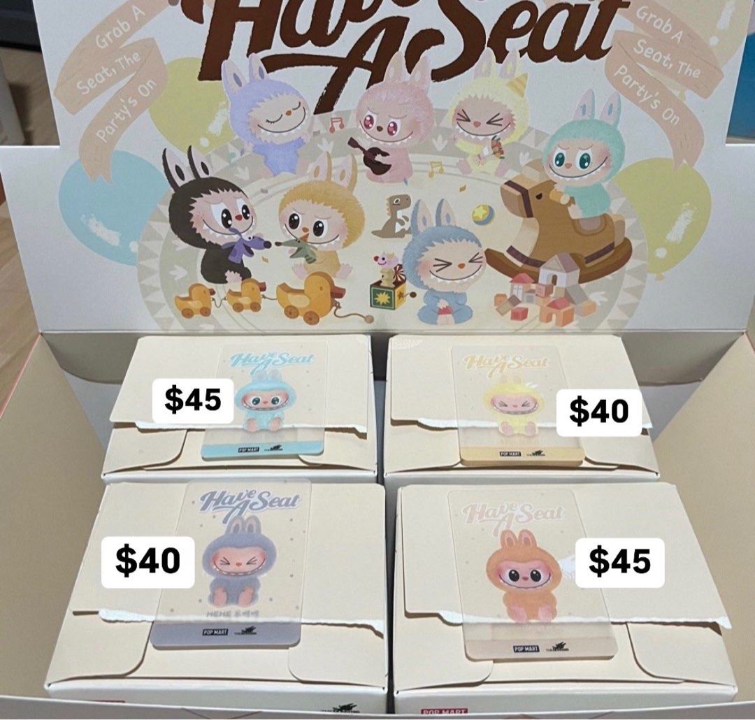 Popmart Labubu V2 Have A Seat Labubu V1 Labubu Exciting Macarons ...