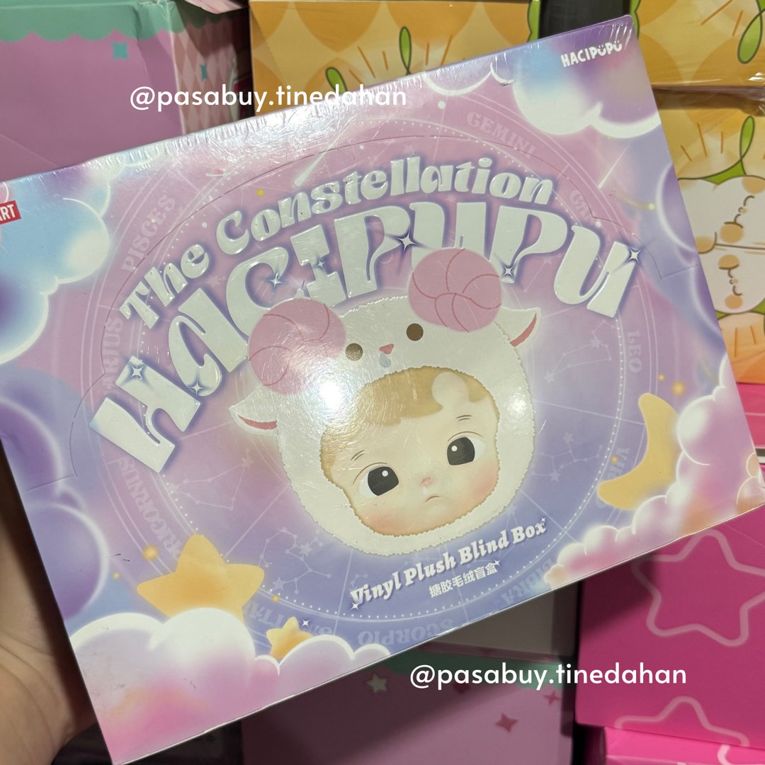 POPMART: The Constellation Hacipupu Plush [opened bottom box, sealed ...