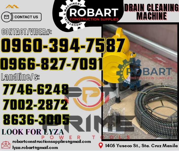 Prime Drain Cleaning Machine, Commercial & Industrial, Construction ...