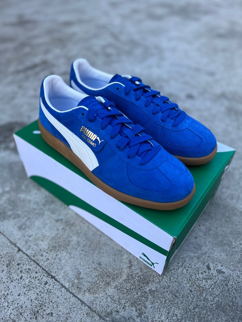 PUMA PALERMO BLUE, Men's Fashion, Footwear, Sneakers on Carousell