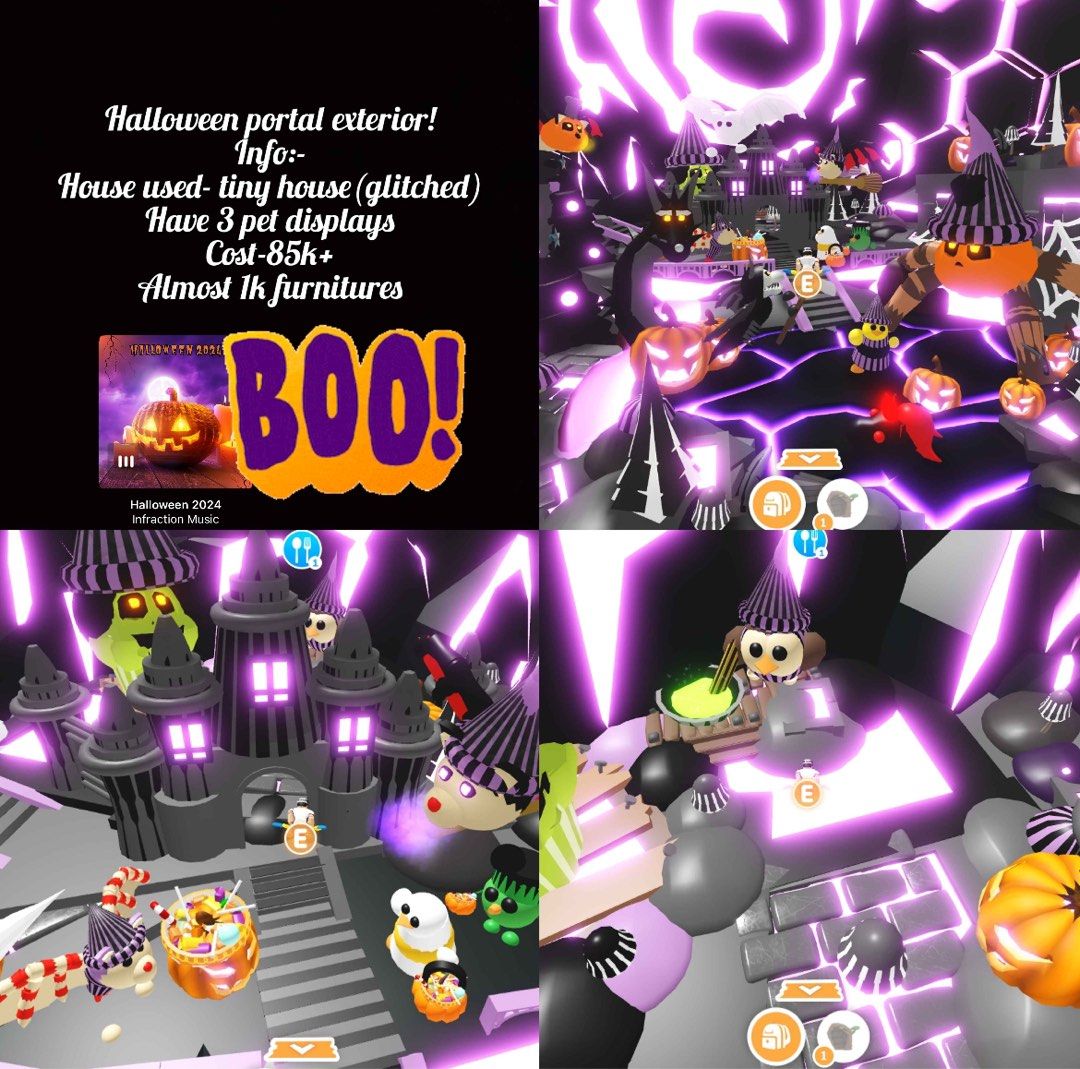 Roblox Adopt Me Halloween Theme Castle Halloween House Adopt Me ...