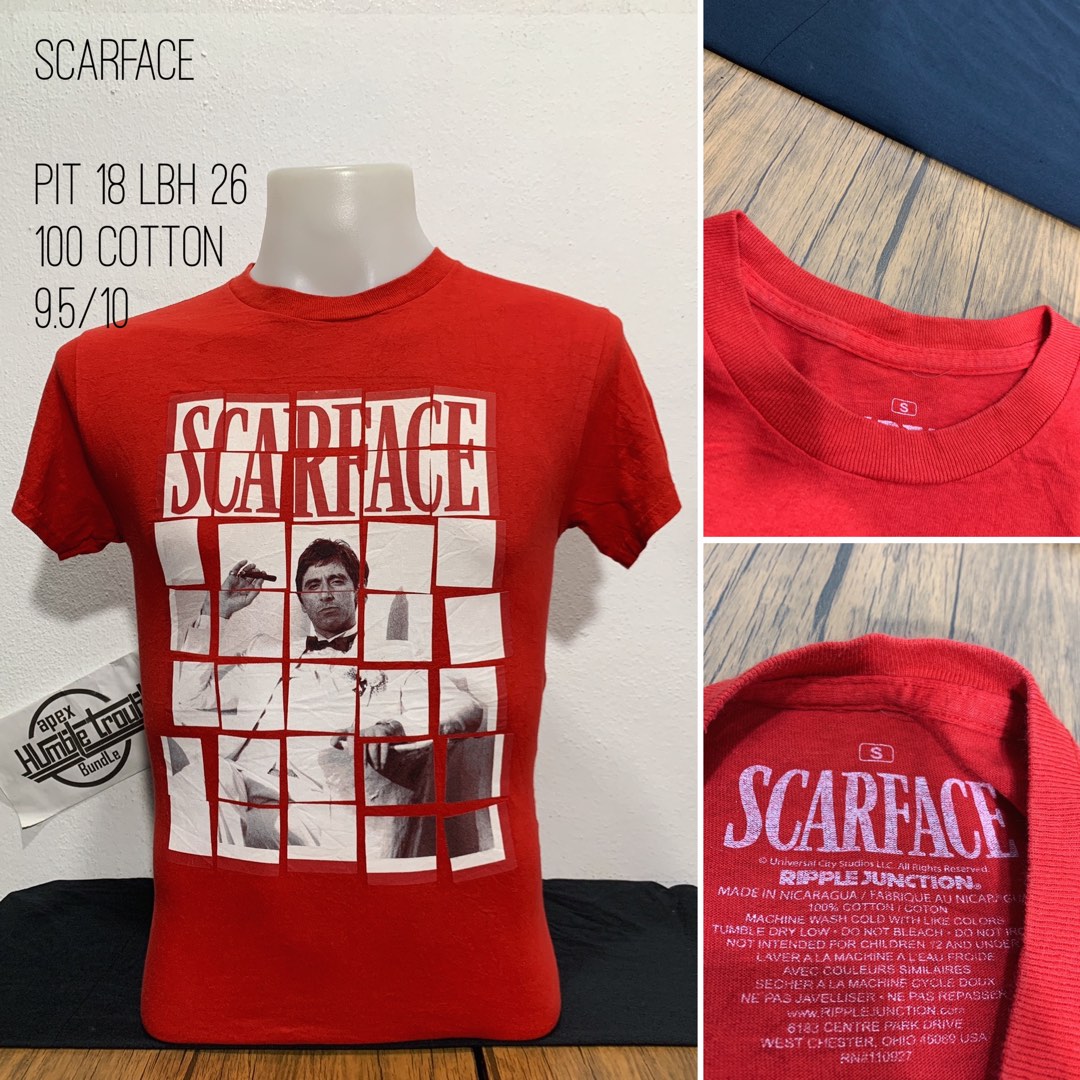 SCARFACE, Men's Fashion, Tops & Sets, Tshirts & Polo Shirts on Carousell