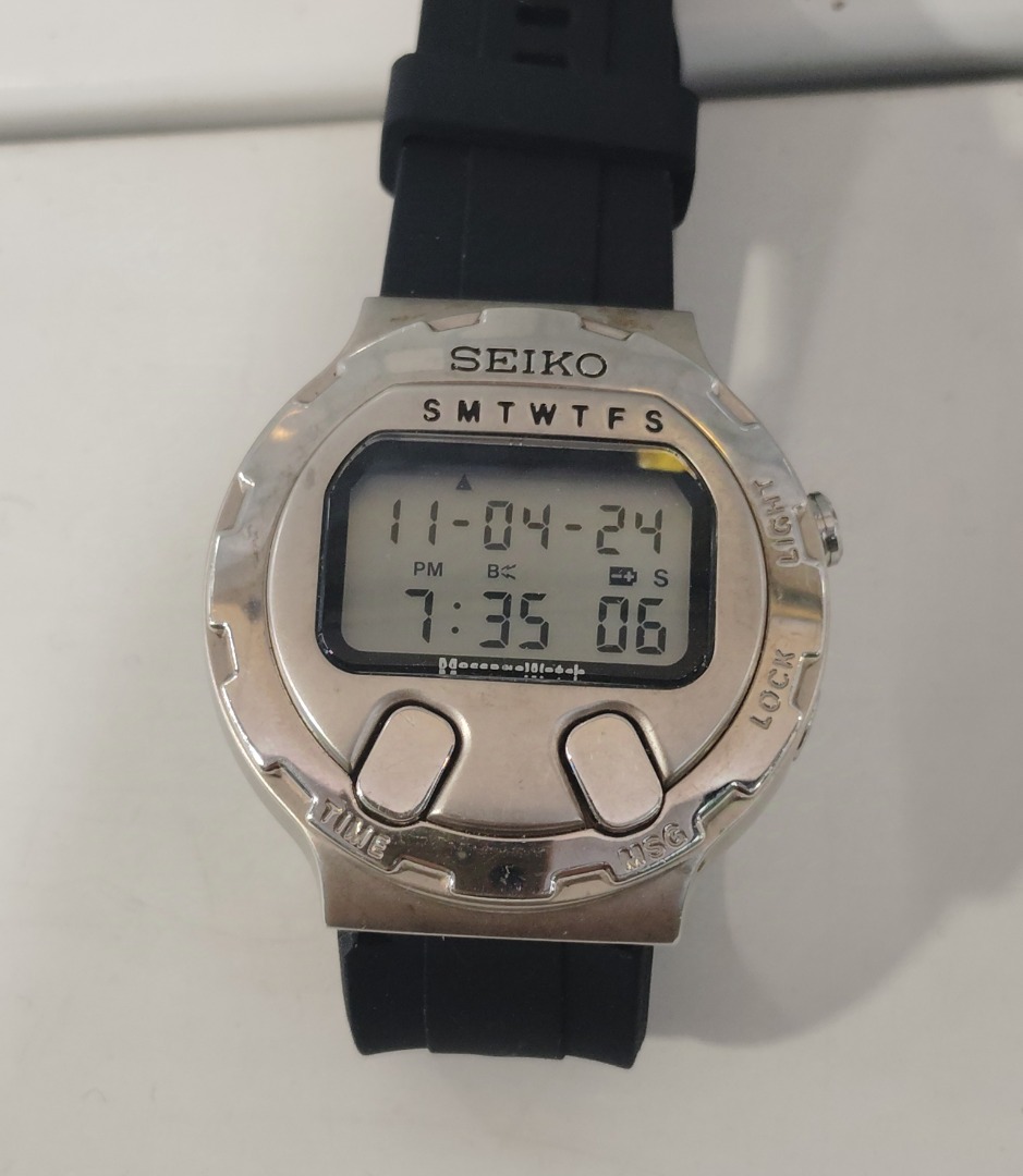 SEIKO MESSAGE WATCH MA52-4A60, 興趣及遊戲, 收藏品及紀念品, 古董收藏 - Carousell